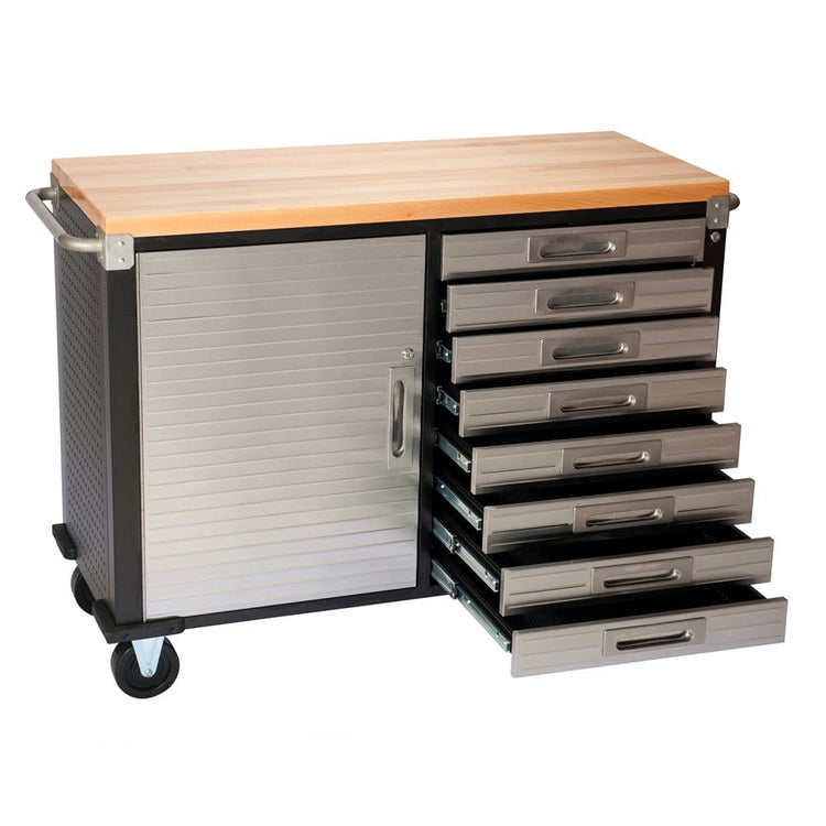 MAXIM HD 48" 8 Drawer Roll Cabinet Mobile Rolling Storage Cabinet ...