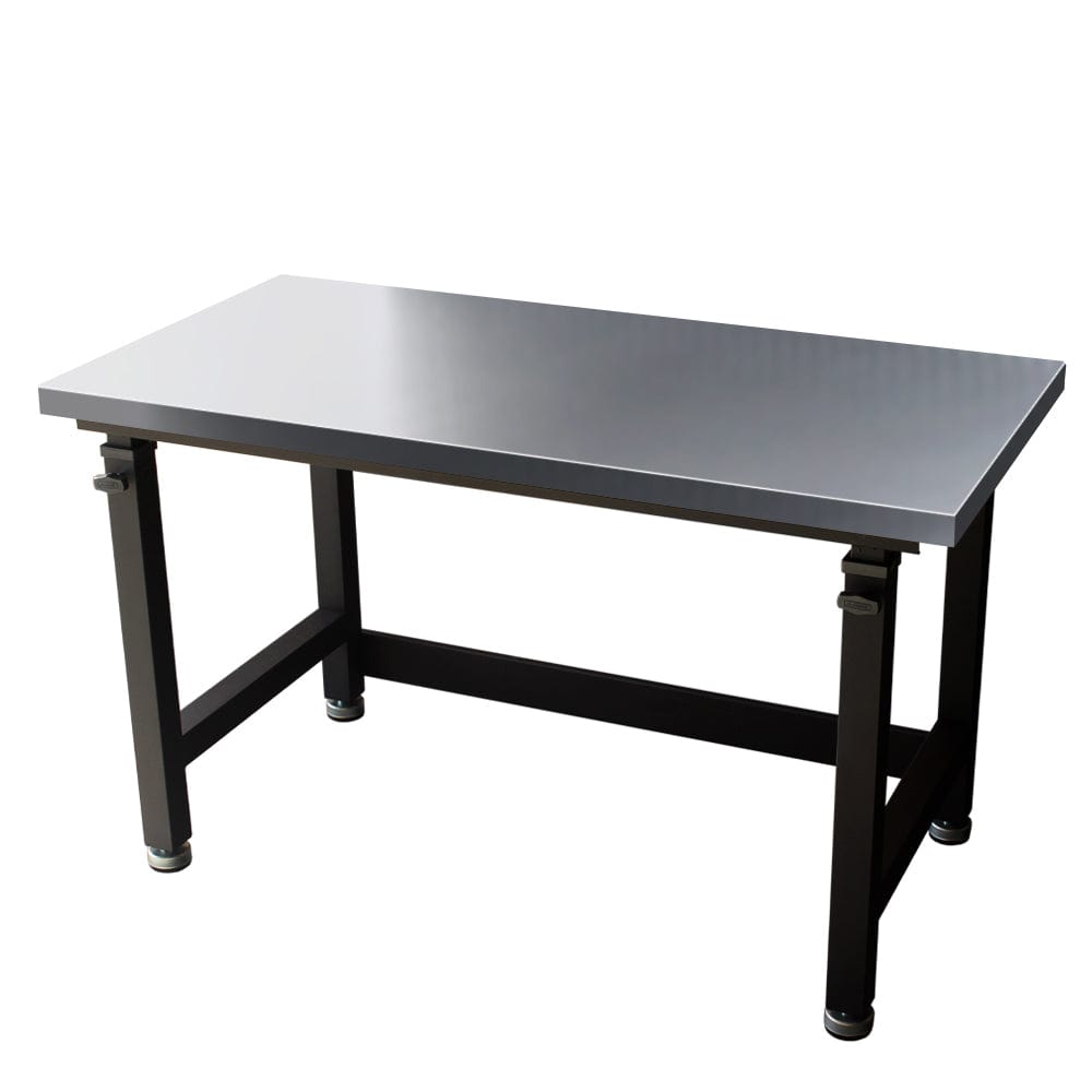 MAXIM HD 48 inch Stainless Steel Top Adjustable Height Workbench Garag ...