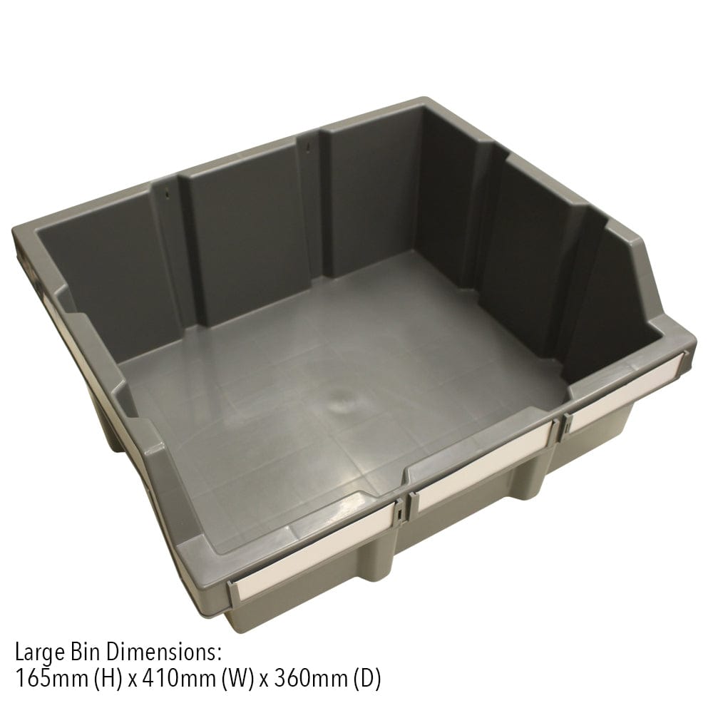 Set of 2 Large Size Bins for the 8 Shelf Commercial Bin Rack – Just Pro ...
