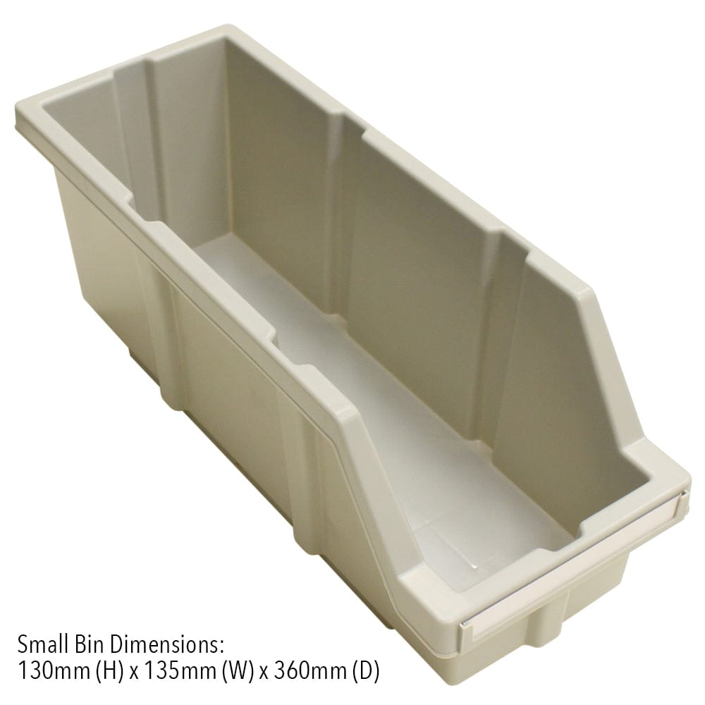 Set of 6 Small Size Bins for the 8 Shelf Commercial Bin Rack – Just Pro ...