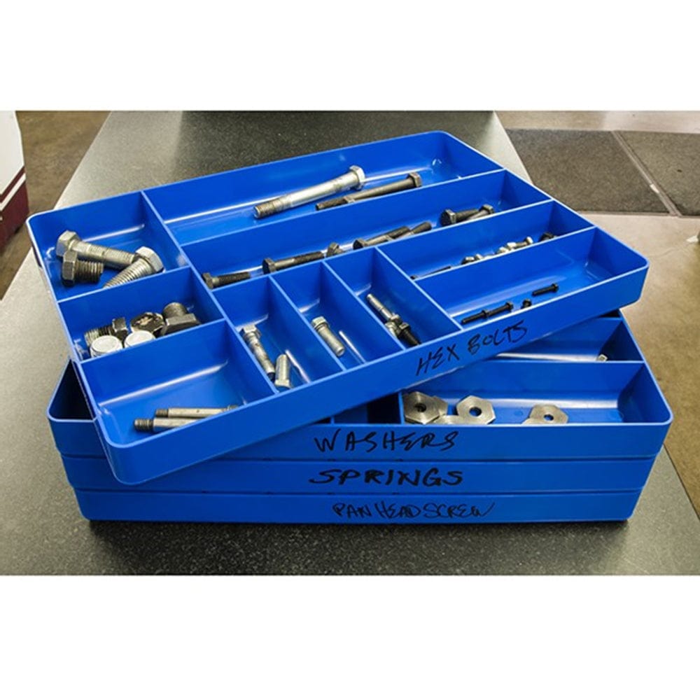 STEALTH Set of 3 x 10 Compartment Blue Tool Trays – Just Pro Tools