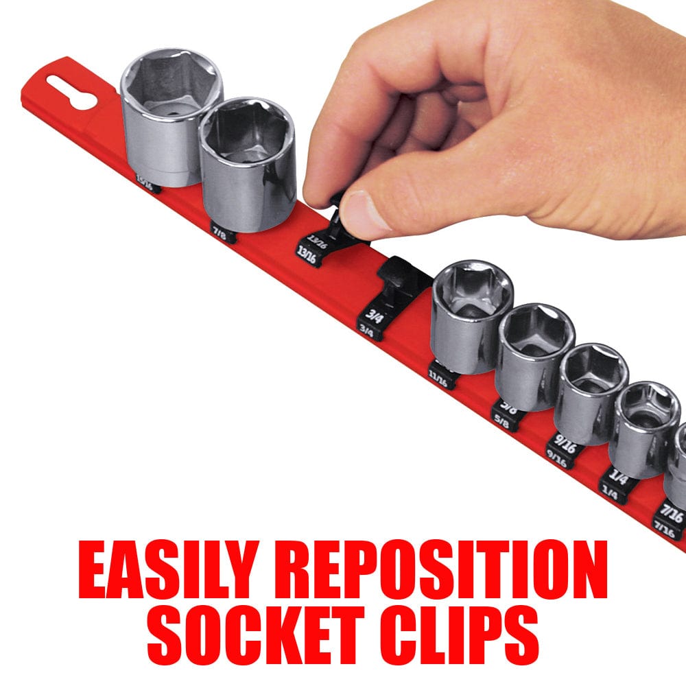 STEALTH 18" Socket Rail with 1/4" Twist Lock Clips – Just Pro Tools