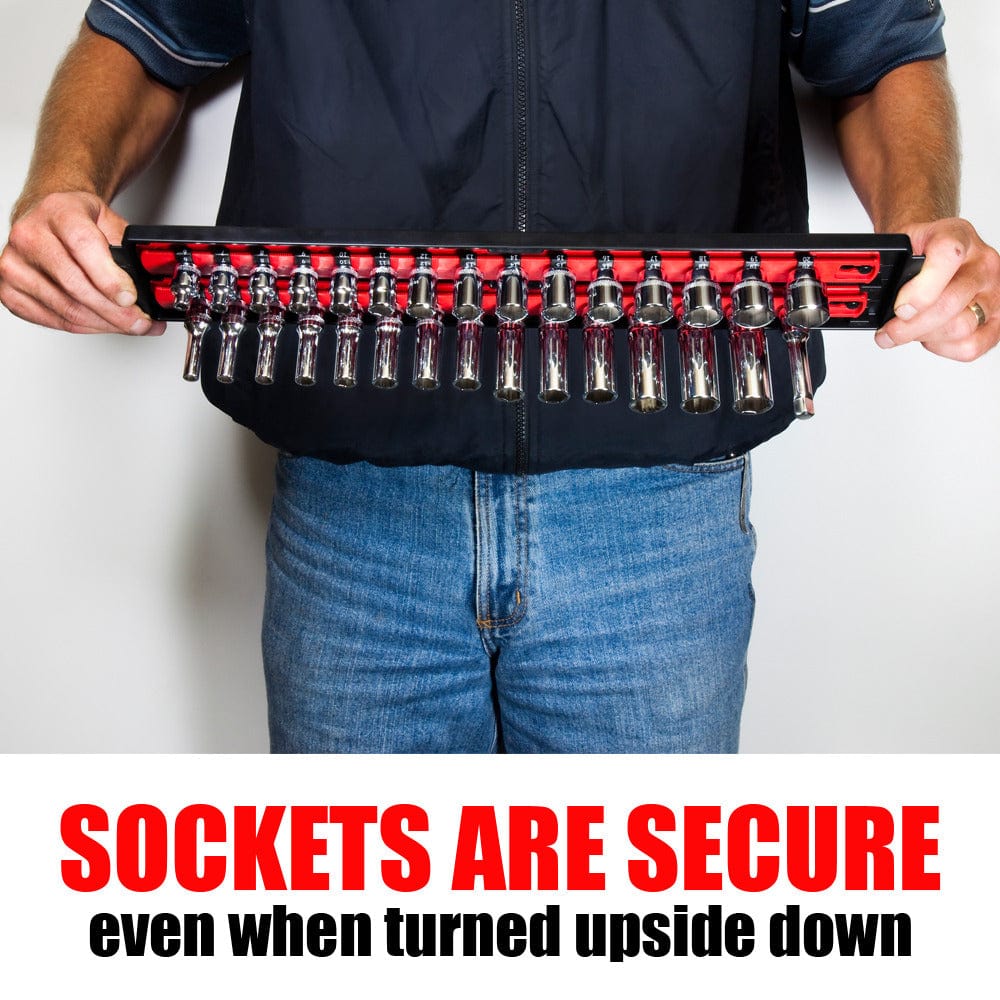 STEALTH 3 x 18" Rail 1/4", 3/8", 1/2" Twist Lock Socket Tray – Just Pro ...